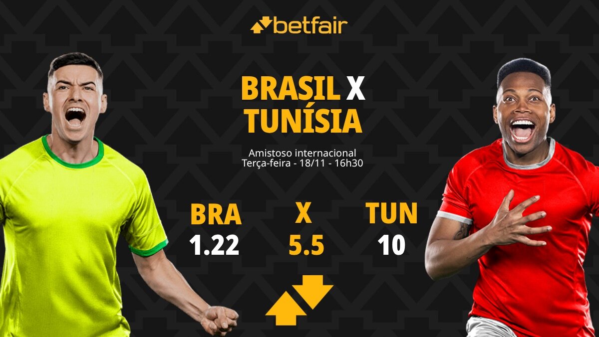 Brasil x Tunísia - Amistoso: palpites, odds, estatísticas, onde ...