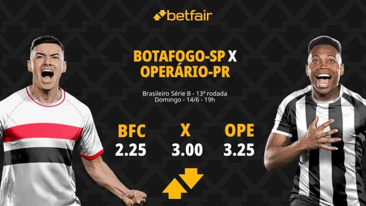 Botafogo-SP x Operário-PR - Série B 2026: Dicas, Palpites, Odds ...